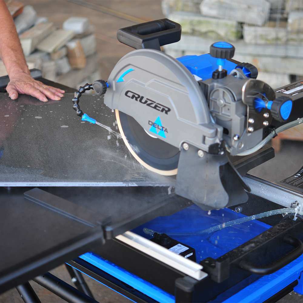 96-110FS | 10 in. Cruzer Wet Tile/Stone Saw with 96-014 Folding Stand ...