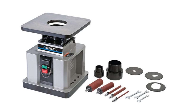 31-483 | Heavy Duty Oscillating Bench Spindle Sander – Delta Machinery
